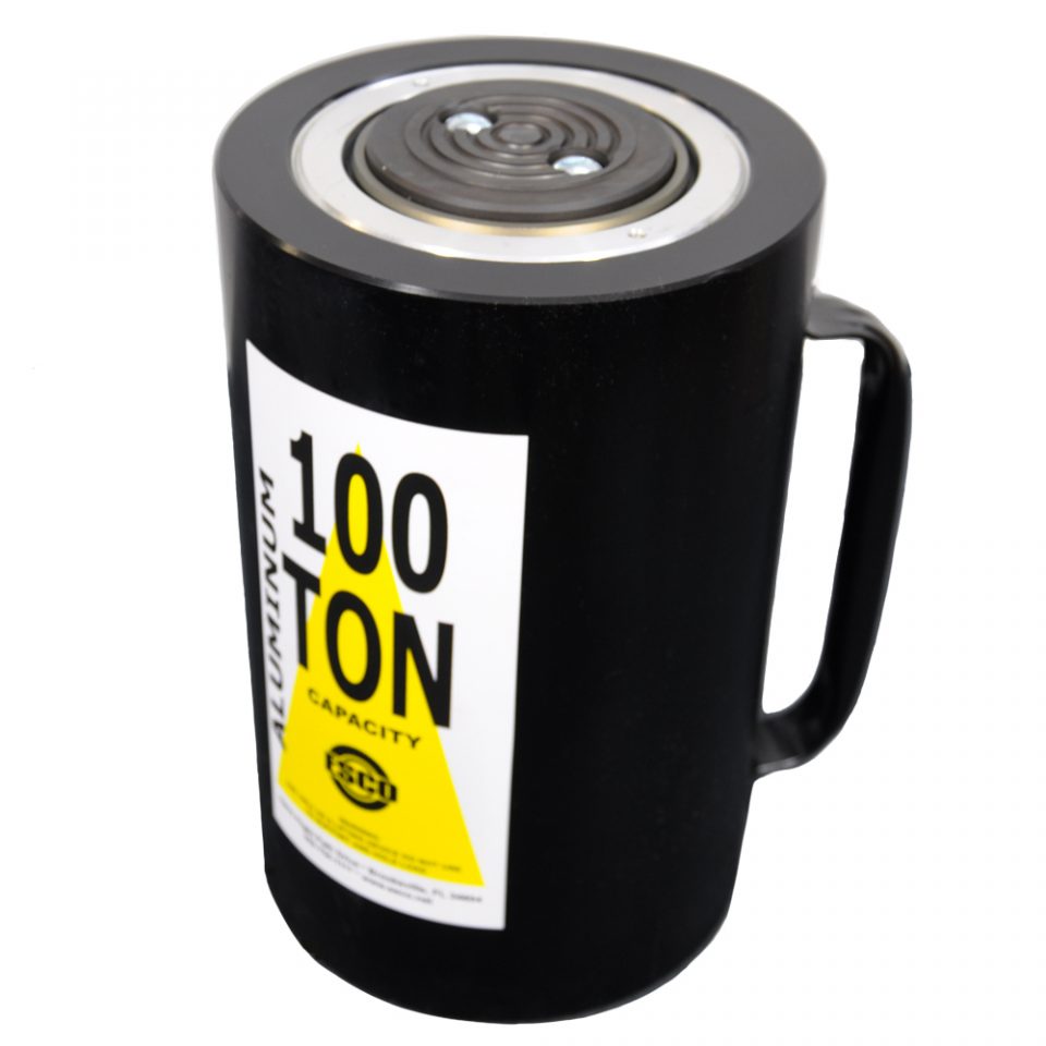 100 Ton HD Lightweight Hydraulic Jack | ESCO