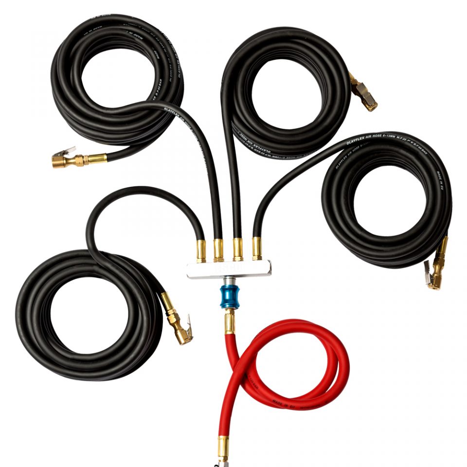 Wall Mounted Tire Inflation System w/ 4-Hose Manifold | ESCO