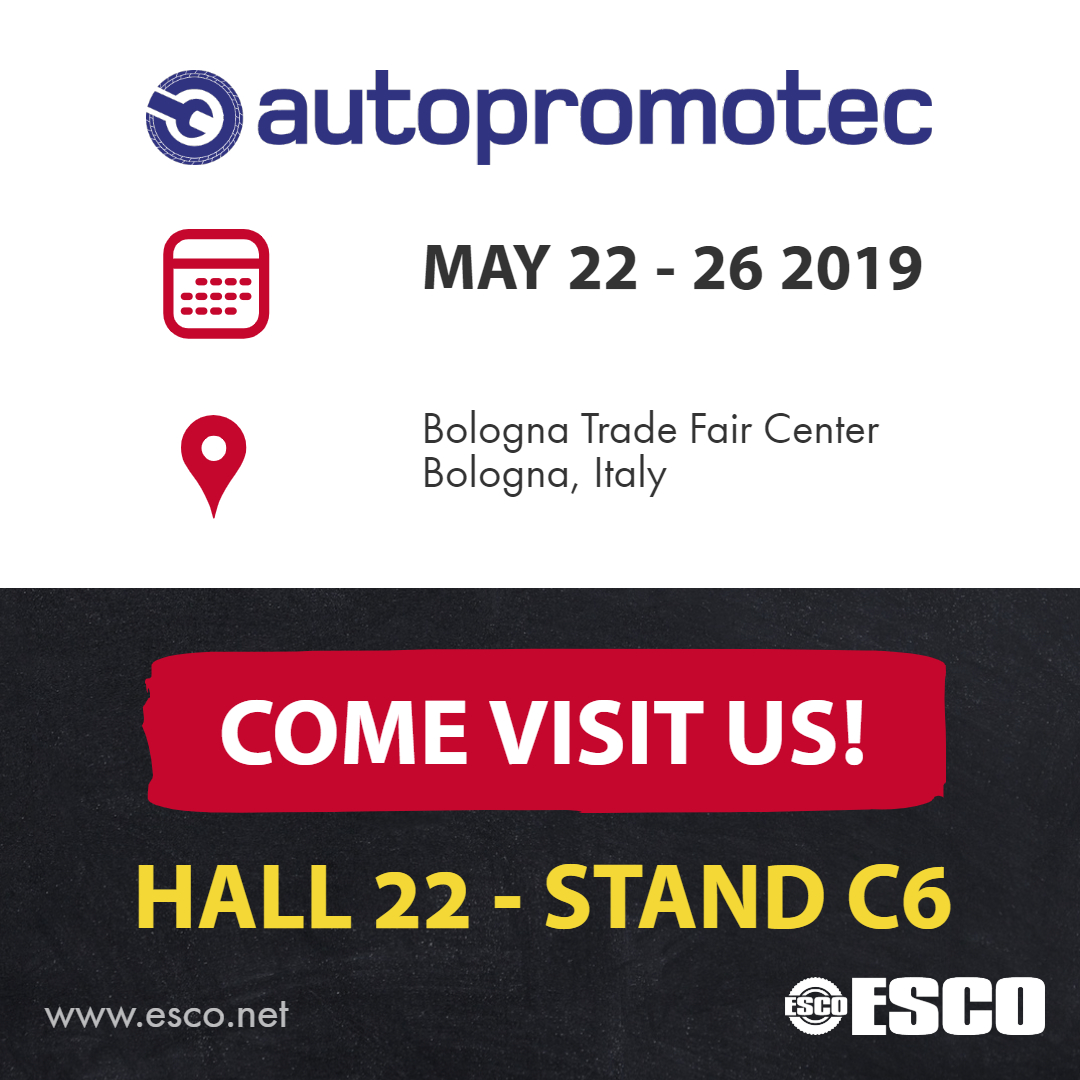 Join ESCO at Autopromtec in Italy in May. | ESCO