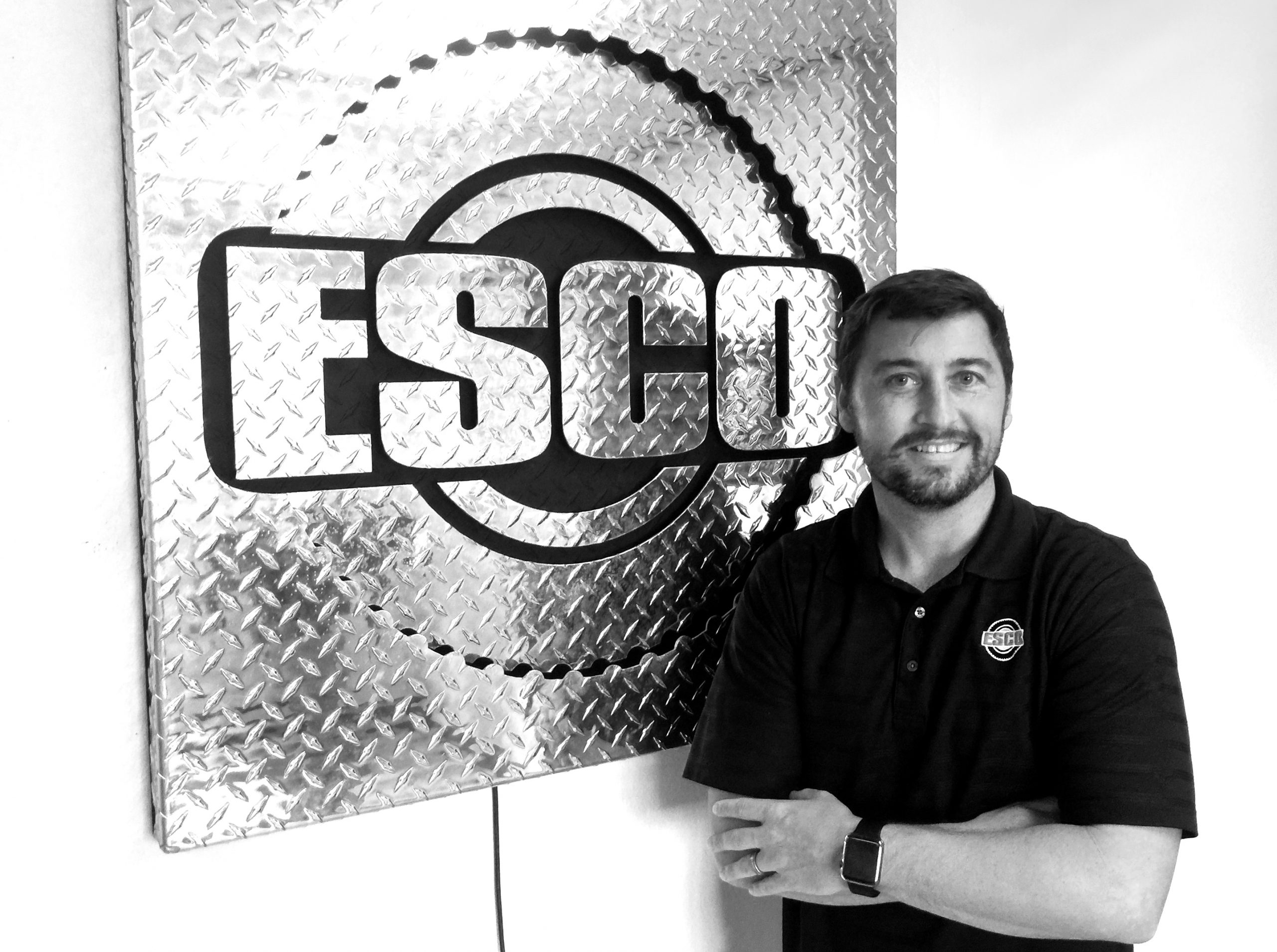 Ryan Palka Headshot Oct 2019 Black and White | ESCO