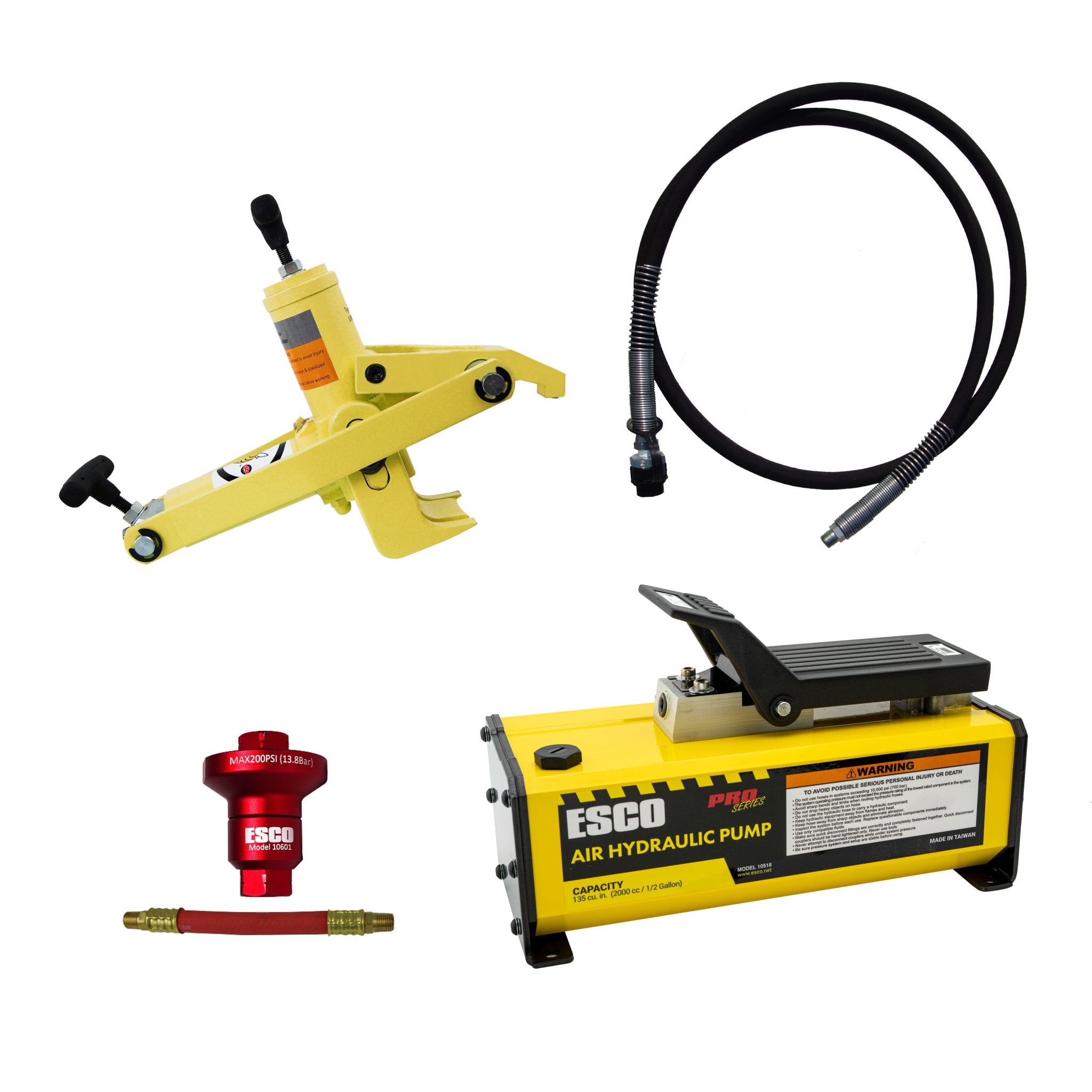 Yellow Jackit “Combi” Style Bead Breaker Kit – 1/2 Gallon Hydraulic ...