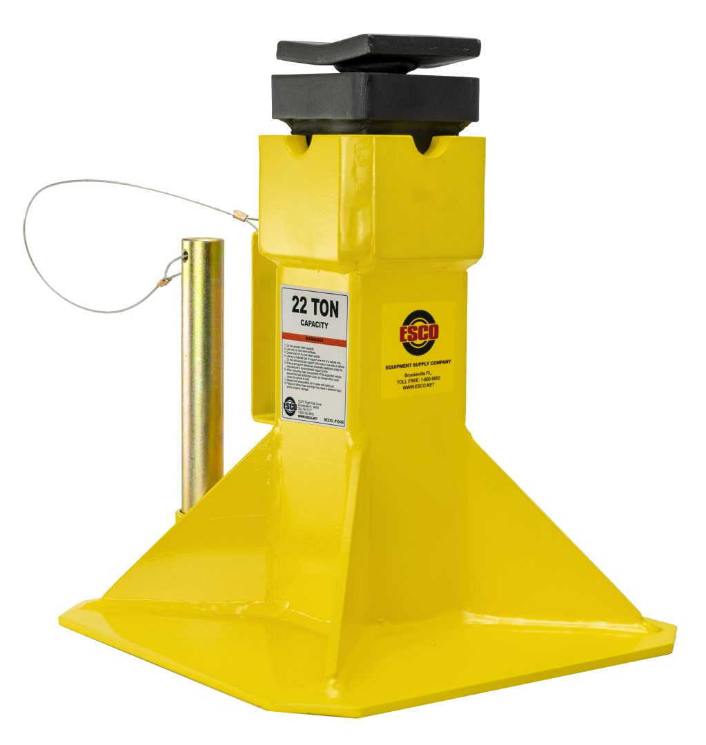 22 Ton Jack Stands with Adjustable Screw Top Saddle (Pair) | ESCO