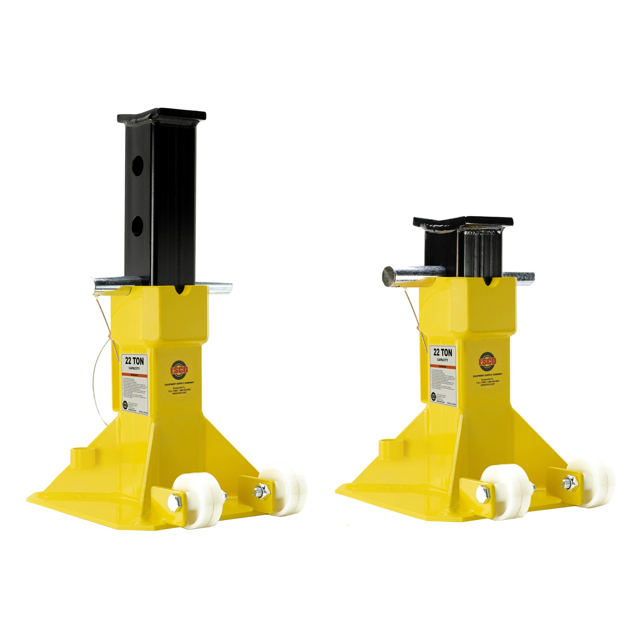22 Ton EZ-Wheel Jack Stands [Pair] | ESCO