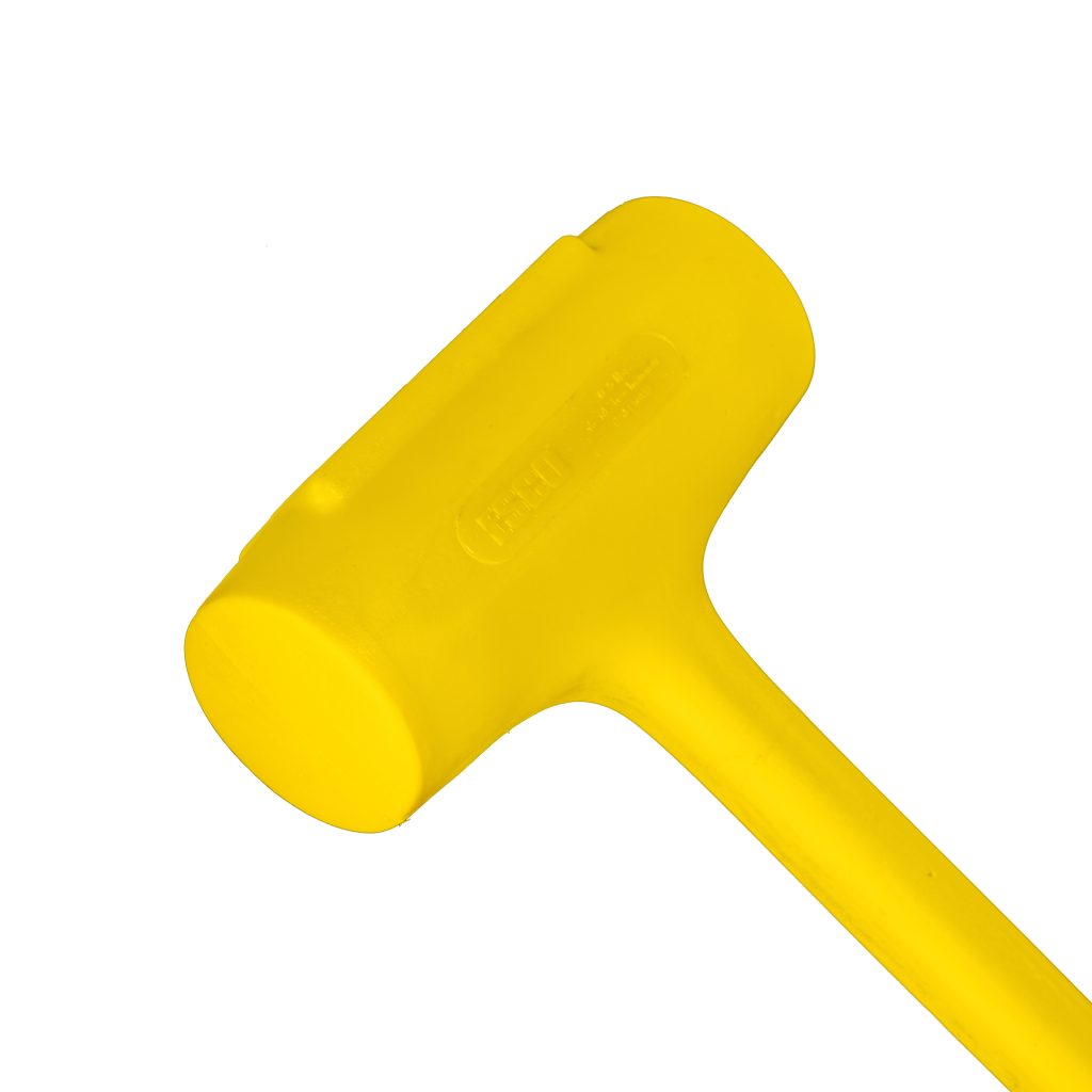 10.5 lbs. x 30 in. Polyurethane Dead Blow Hammer – 3-1/4” Diameter Face ...